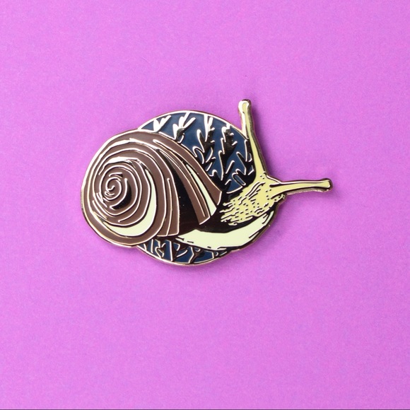 Jewelry | Snail Enamel Pin | Poshmark